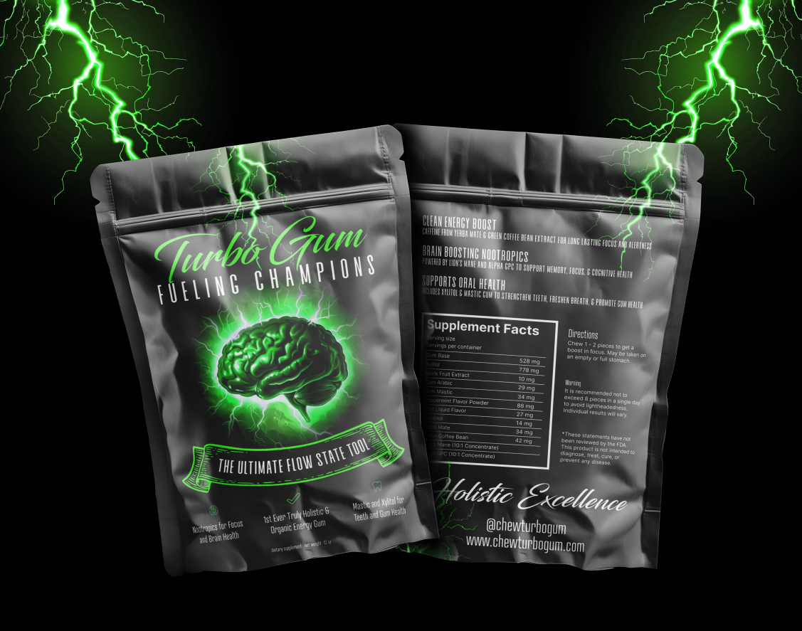 Turbo Gum – Smart Gum™ Energy & Focus Pouch. – Turbo Gum